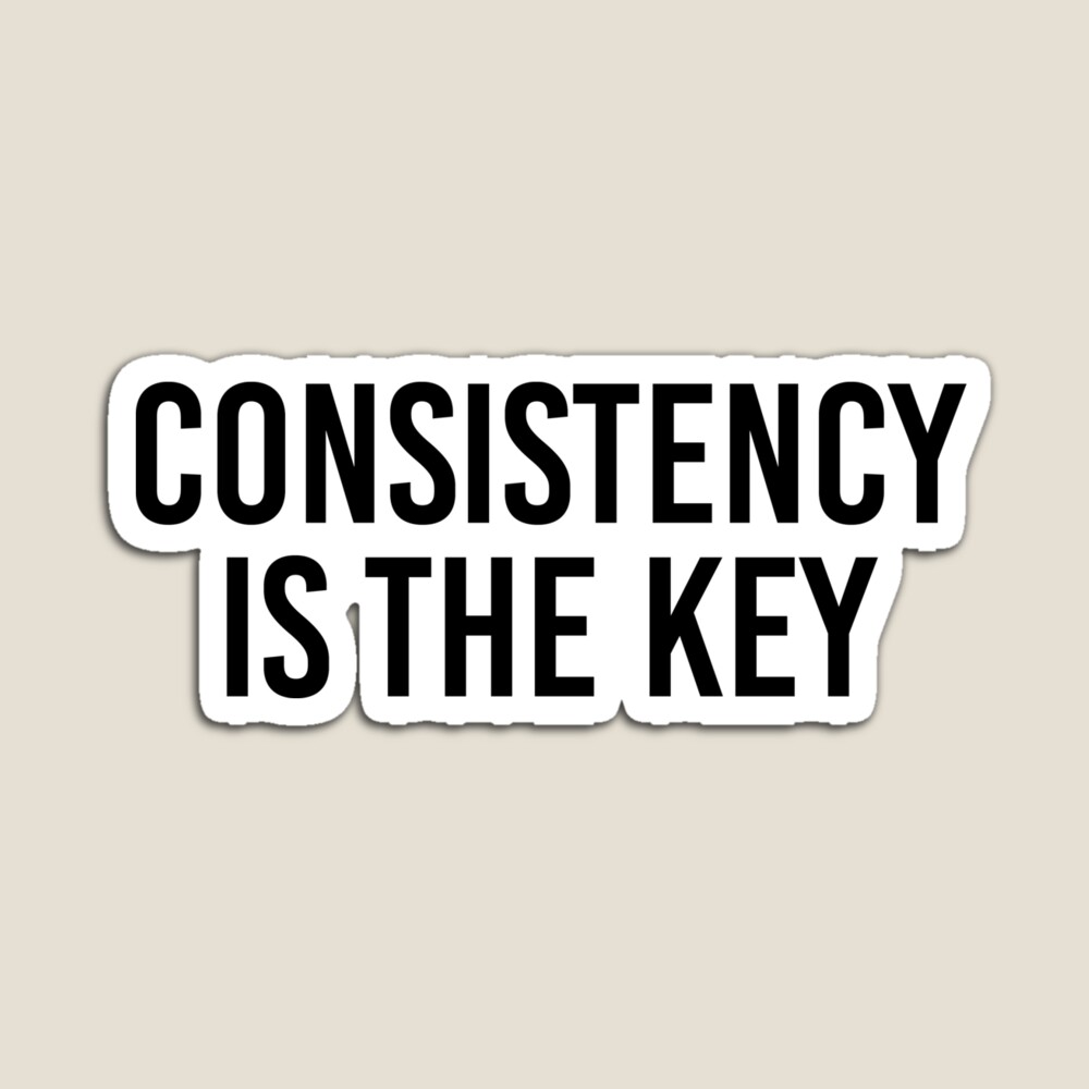 Kira Sticker With Consistency Is The Key Sticker Decorative Laptop ...