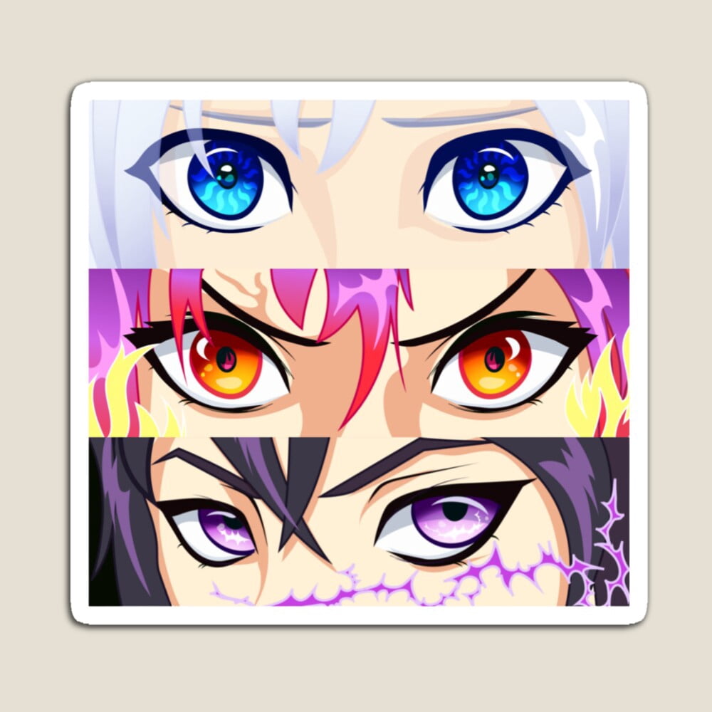 Kira Sticker With Cool Anime Male Eyes T-Shirt Decorative Laptop, Phone ...