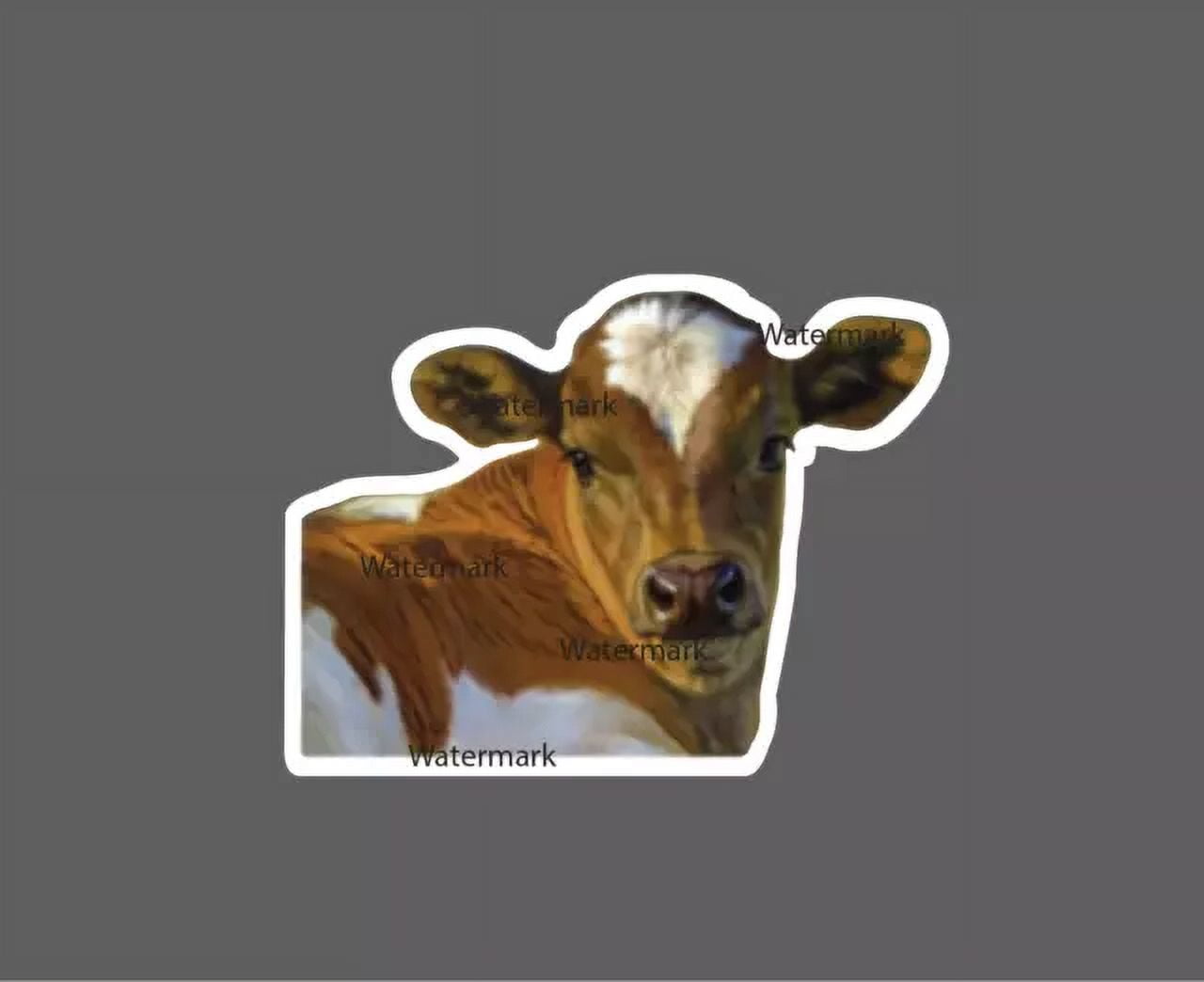 Kira Sticker With Cow Heifer Cute Decorative Laptop, Phone Stickers ...