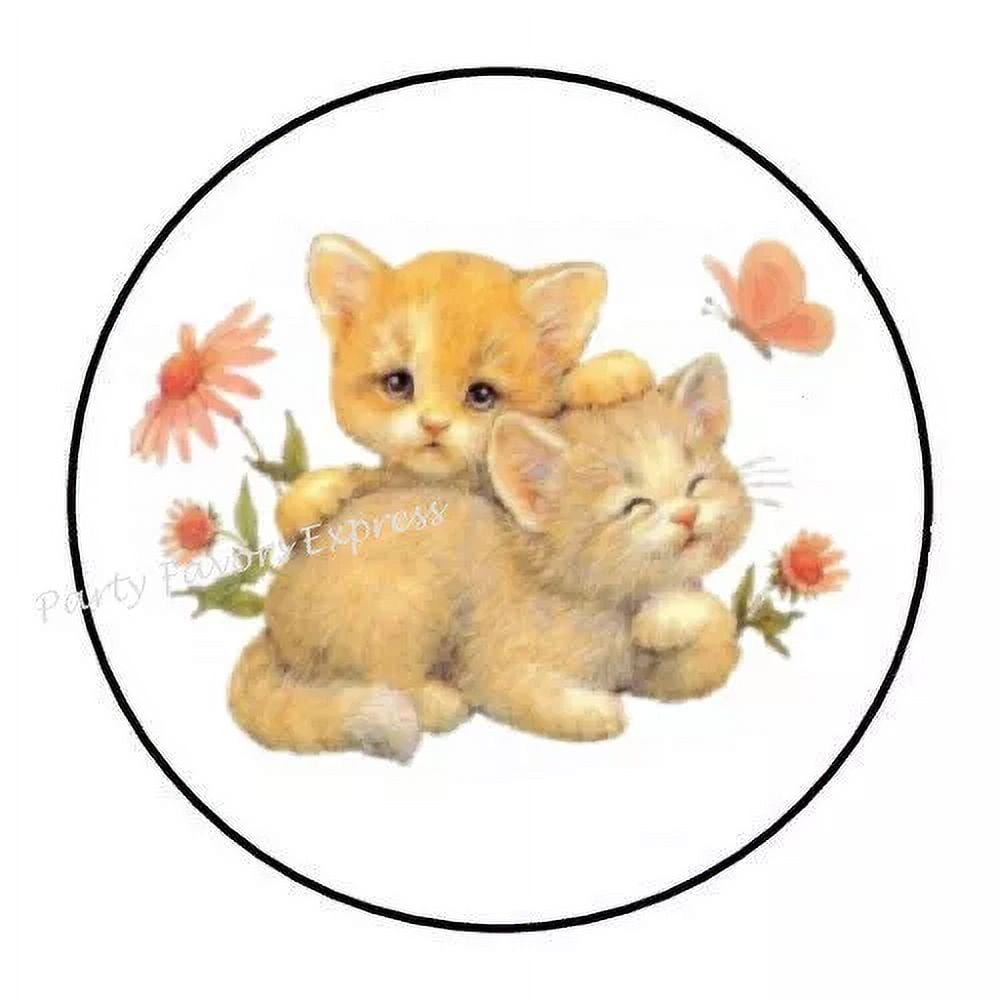 Kira Sticker With Cute Kittens Decorative Laptop, Phone Stickers ...