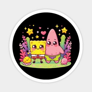 Kira Sticker With Cute Sponge Bob And Patrick Decorative Laptop, Phone ...