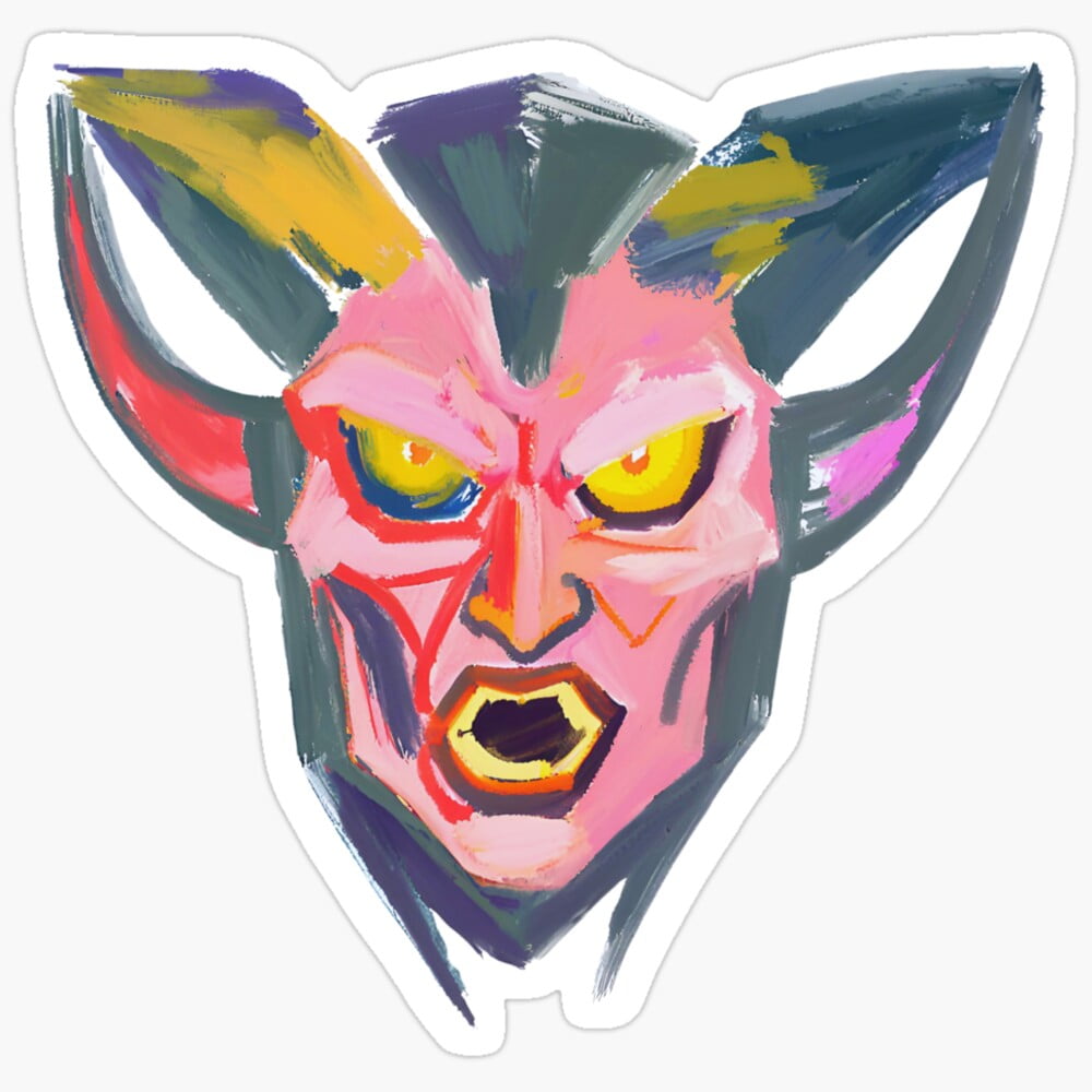 Kira Sticker With Daeva Demon Brings Chaos Decorative Laptop, Phone ...