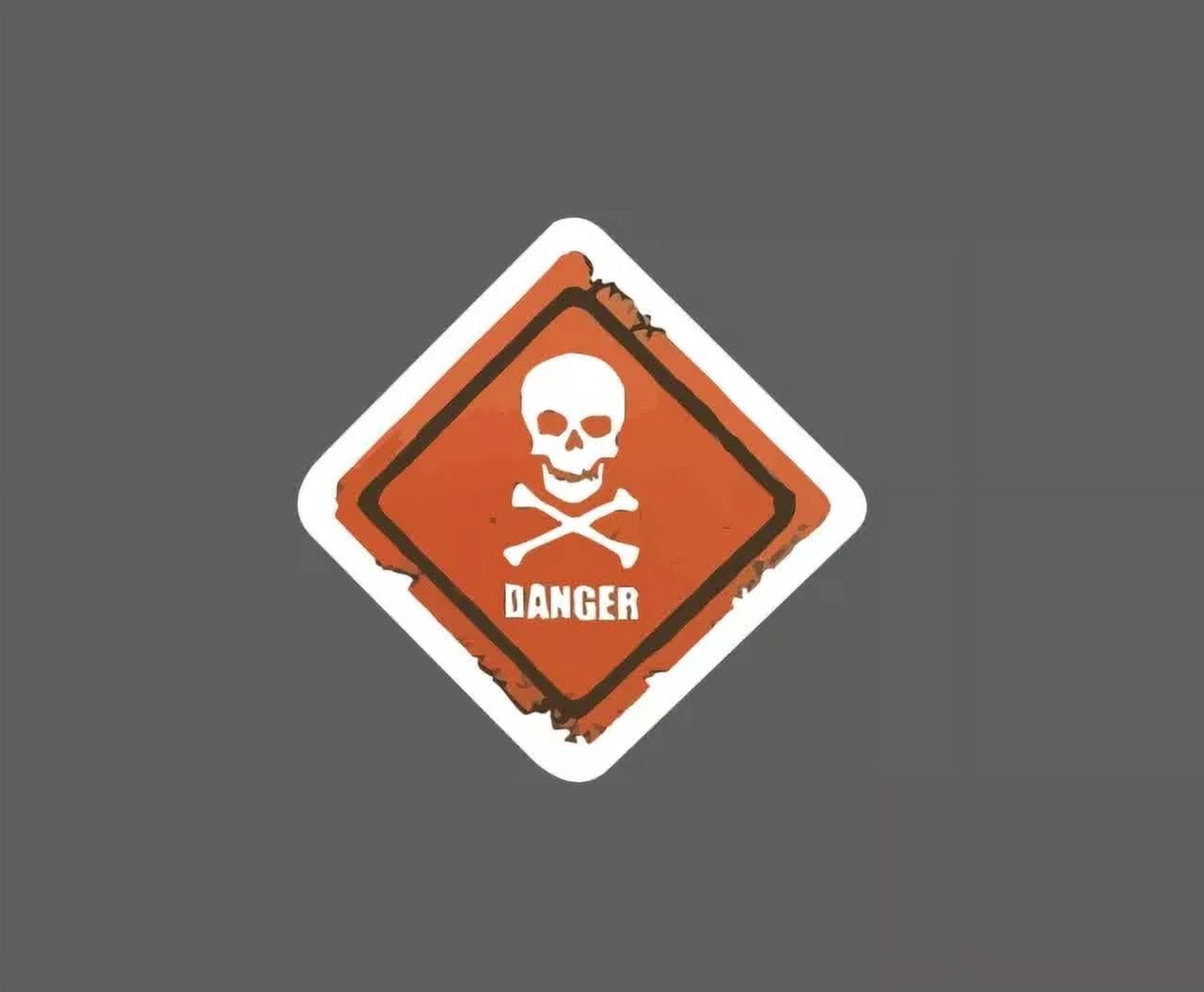 Kira Sticker With Danger Skull Rusty Waterproof Decorative Laptop ...