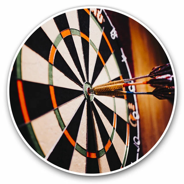 Kira Sticker With Dart Board Darts Bullseye Cool Gift Decorative Laptop ...