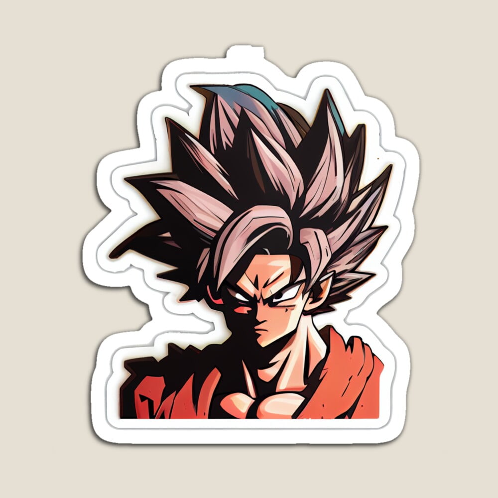 Kira Sticker With Dbz Inspired: G0Ku Style Fighter Decorative Laptop ...
