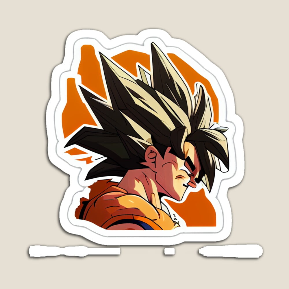 Kira Sticker With Dbz Inspired: G0Ku Style Fighter Decorative Laptop ...