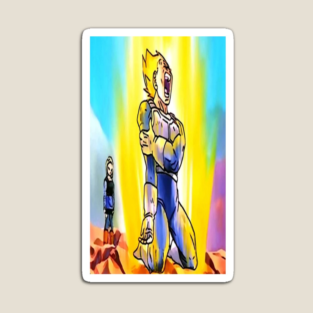 Kira Sticker With Dbz | Vegeta Breaks His Arm Decorative Laptop, Phone ...