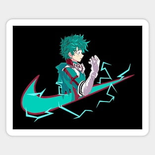 Kira Sticker With Deku Swoosh Anime Fanart Decorative Laptop, Phone ...