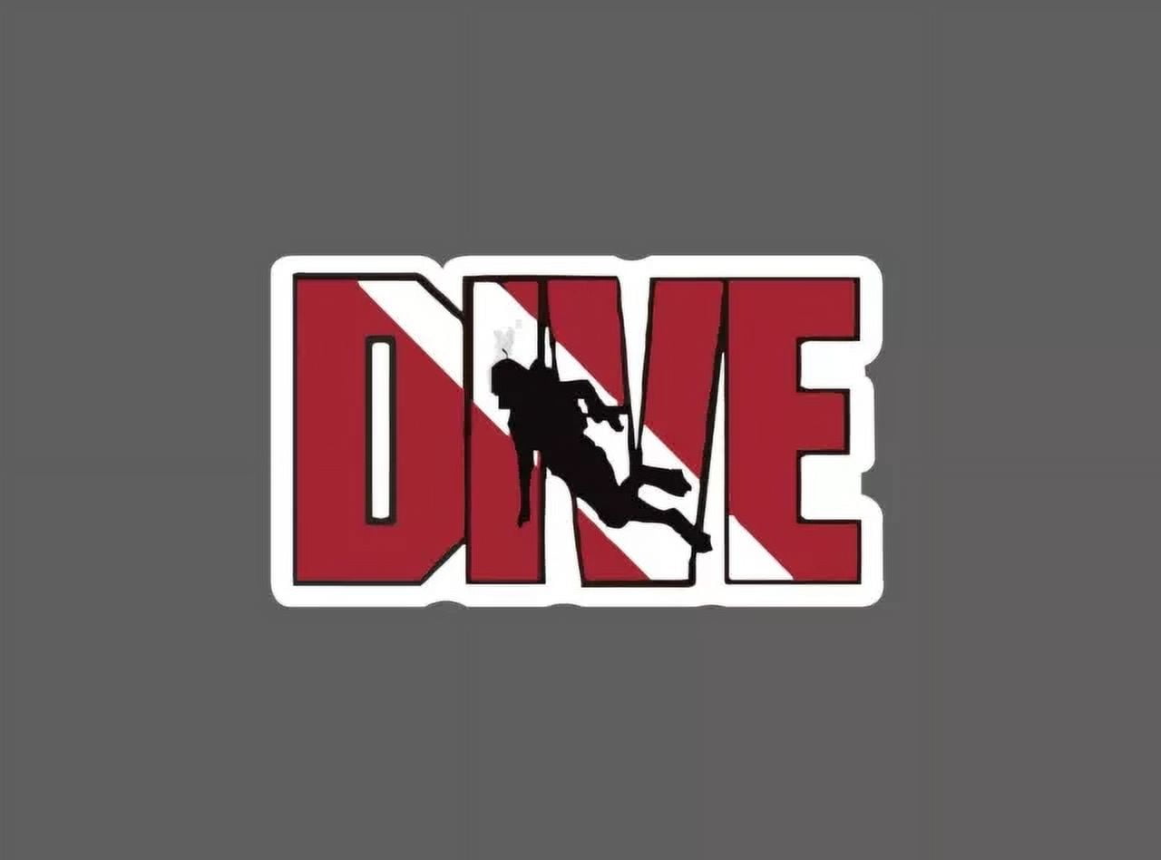Kira Sticker With Dive Diver Scuba Decorative Laptop, Phone Stickers ...