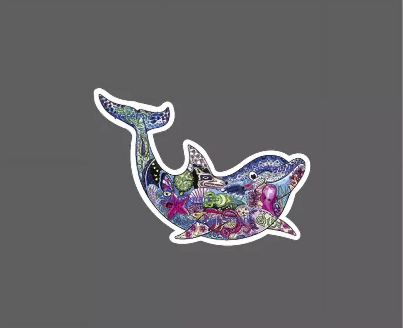 Kira Sticker With Dolphin Ocean Life Decorative Laptop, Phone Stickers ...