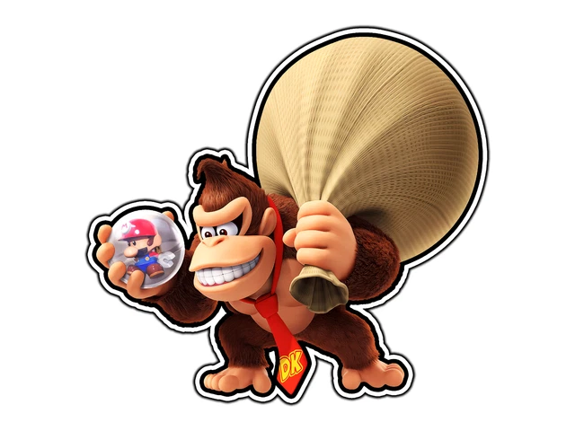 Kira Sticker With Donkey Kong & Mario Decorative Laptop, Phone Stickers ...