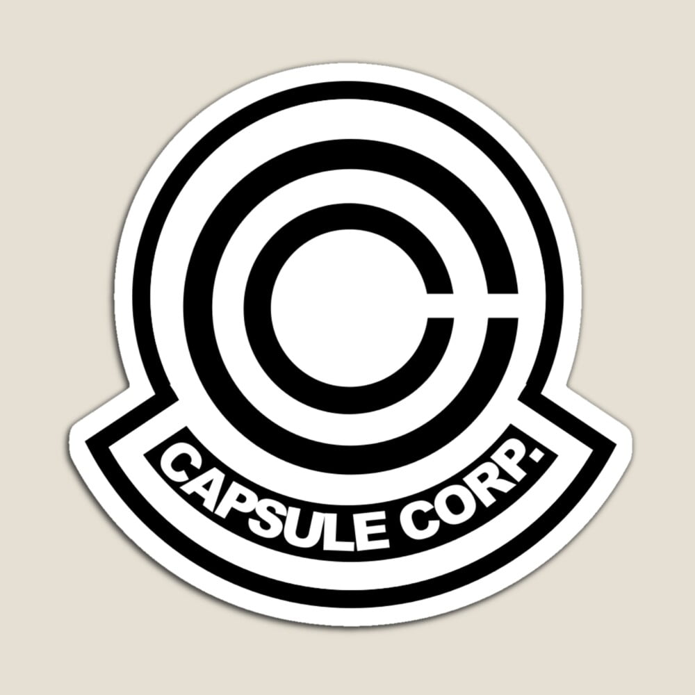 Kira Sticker With Dr@G0N B@Ll Z Capsule Corp. Logo Decorative Laptop ...