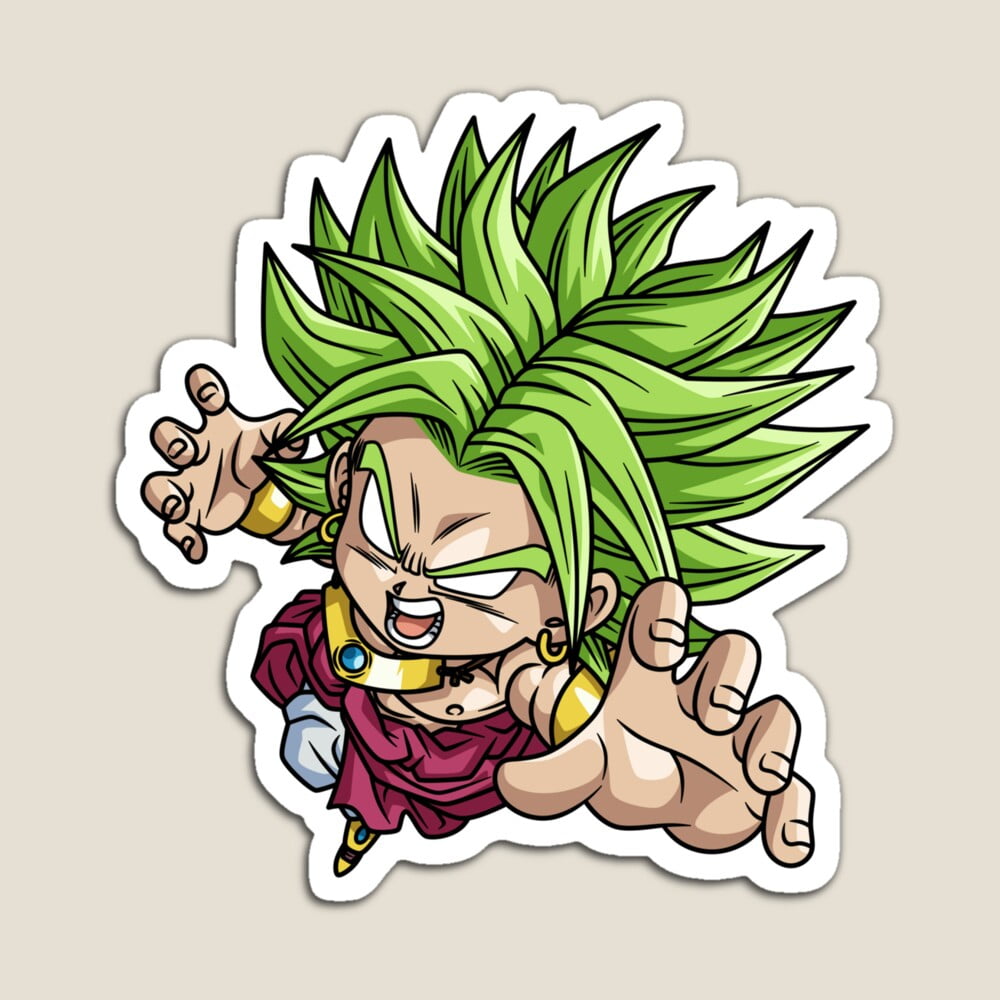 Kira Sticker With Dr@G0N B@Ll Z Chibi Broly Ssj Decorative Laptop ...