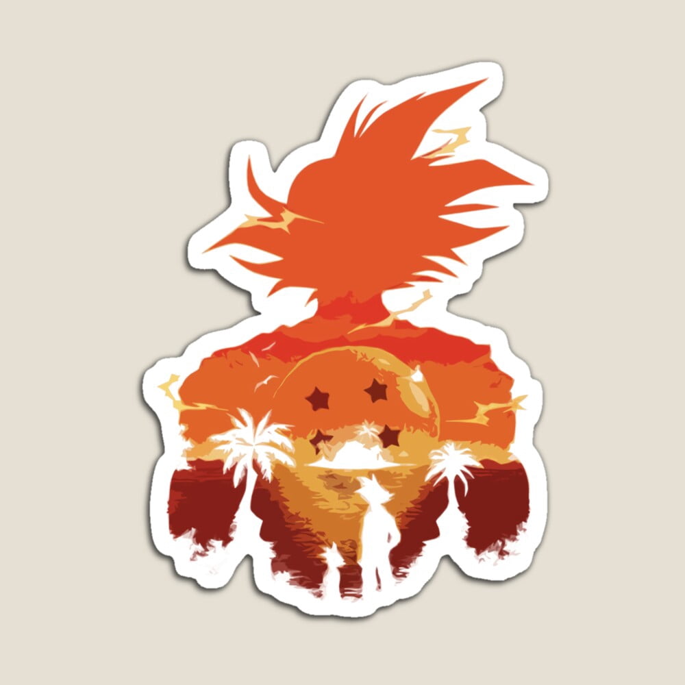 Kira Sticker With Drag0N Ball Goku Summer/Perfect Decorative Laptop ...