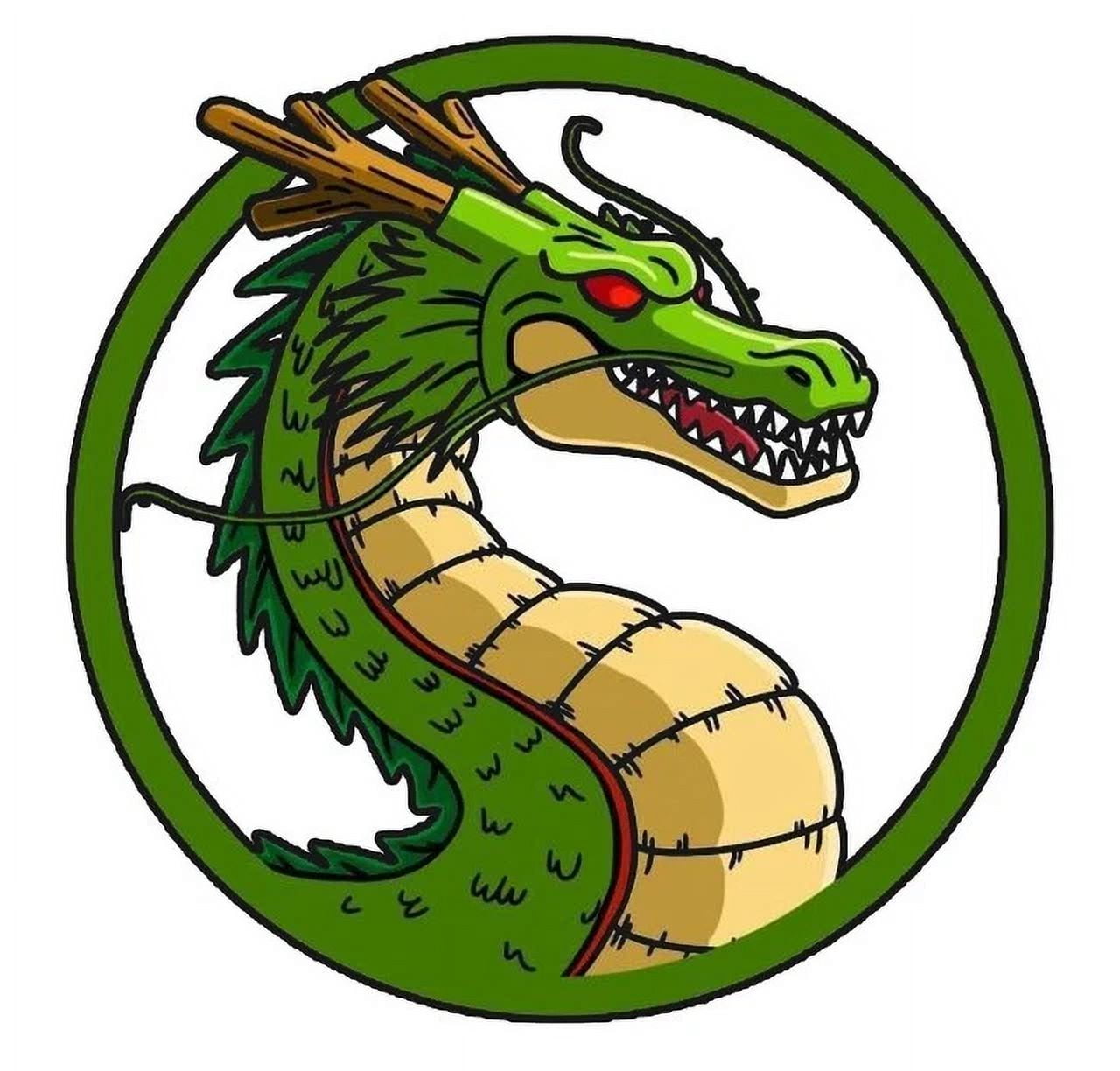 Kira Sticker With Dragon Ball Beast Shenron Mk Decorative Laptop, Phone ...