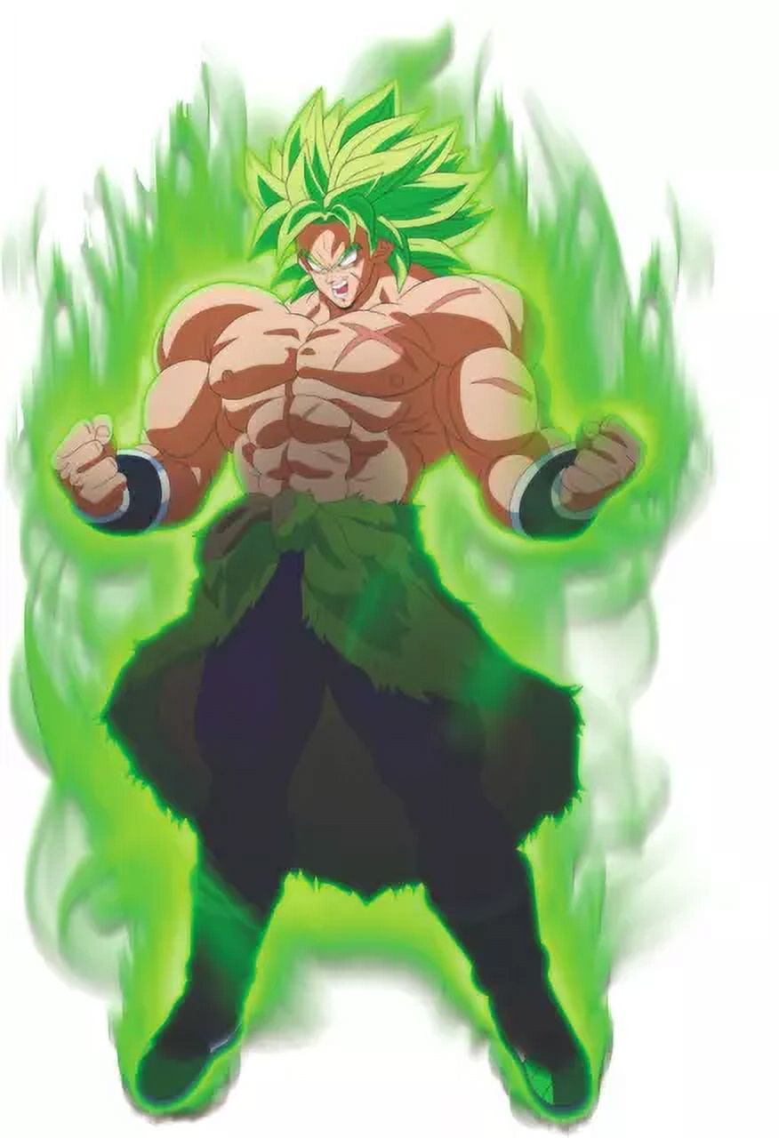 Kira Sticker With Dragon Ball Broly Power Up Decorative Laptop, Phone ...