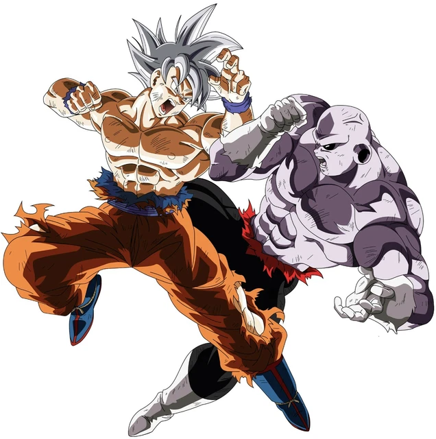 Kira Sticker With Dragon Ball Goku Vs Jiren S Decorative Laptop, Phone ...