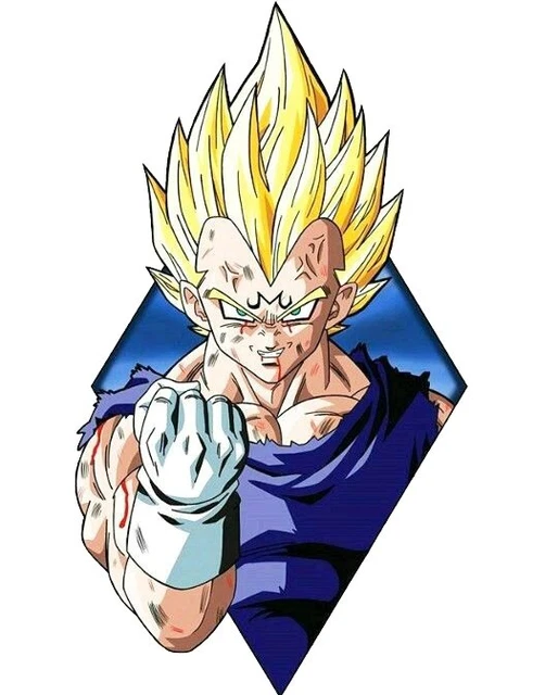 Kira Sticker With Dragon Ball Majin Vegeta Hey S Decorative Laptop ...