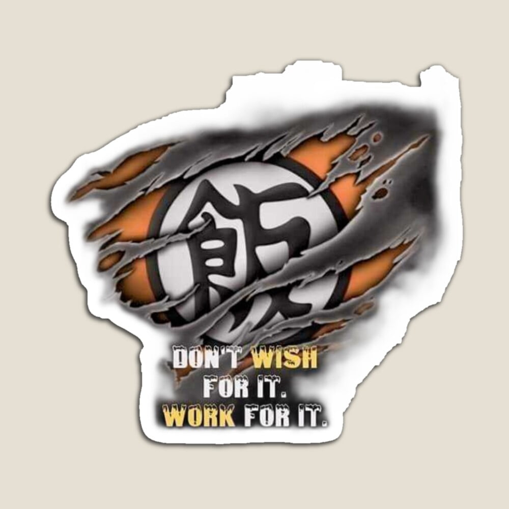 Kira Sticker With Dragon Ball Quote Decorative Laptop, Phone Stickers ...