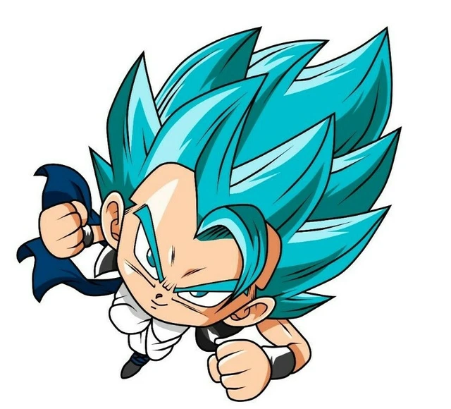 Kira Sticker With Dragon Ball Super Gogeta Chibi S Decorative Laptop ...