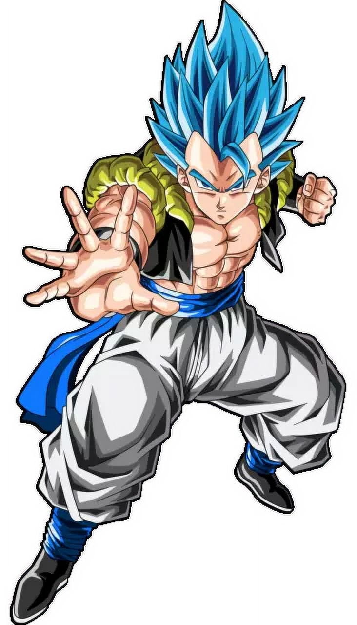 Kira Sticker With Dragon Ball Super Gogeta Decorative Laptop, Phone ...