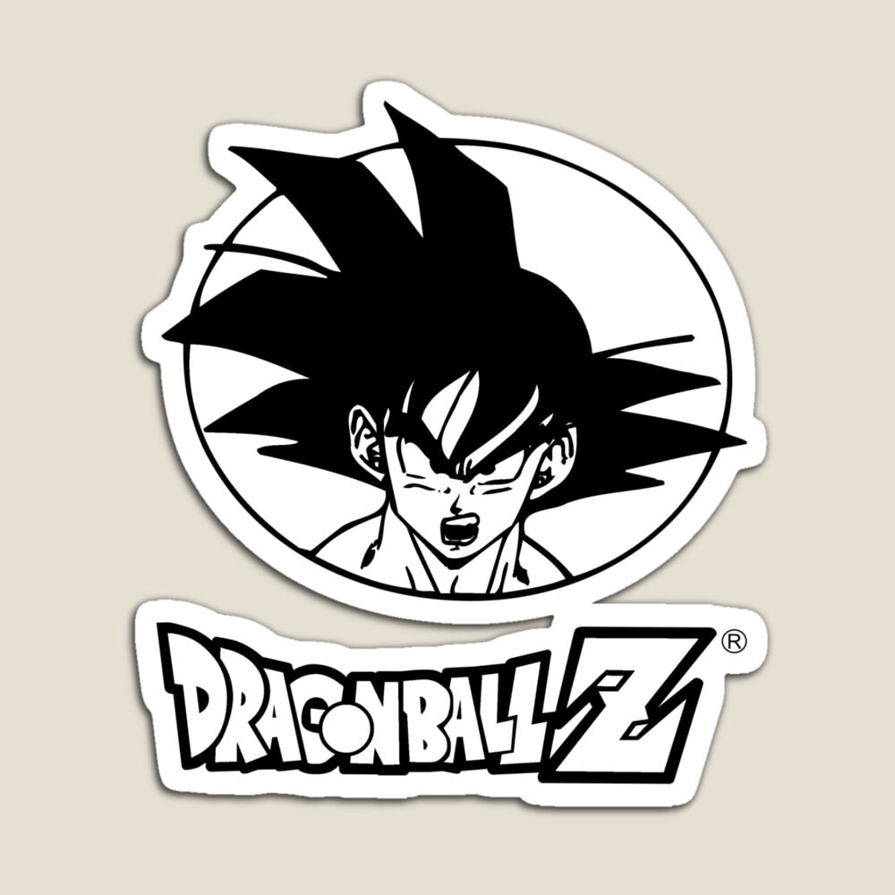 Kira Sticker With Dragon Ball Z G0Ku Logo Classic . Decorative Laptop ...