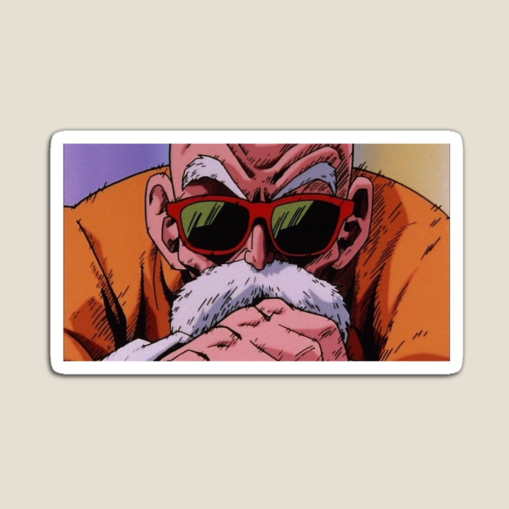 Kira Sticker With Dragon Ball Z - Master Roshi Decorative Laptop, Phone ...