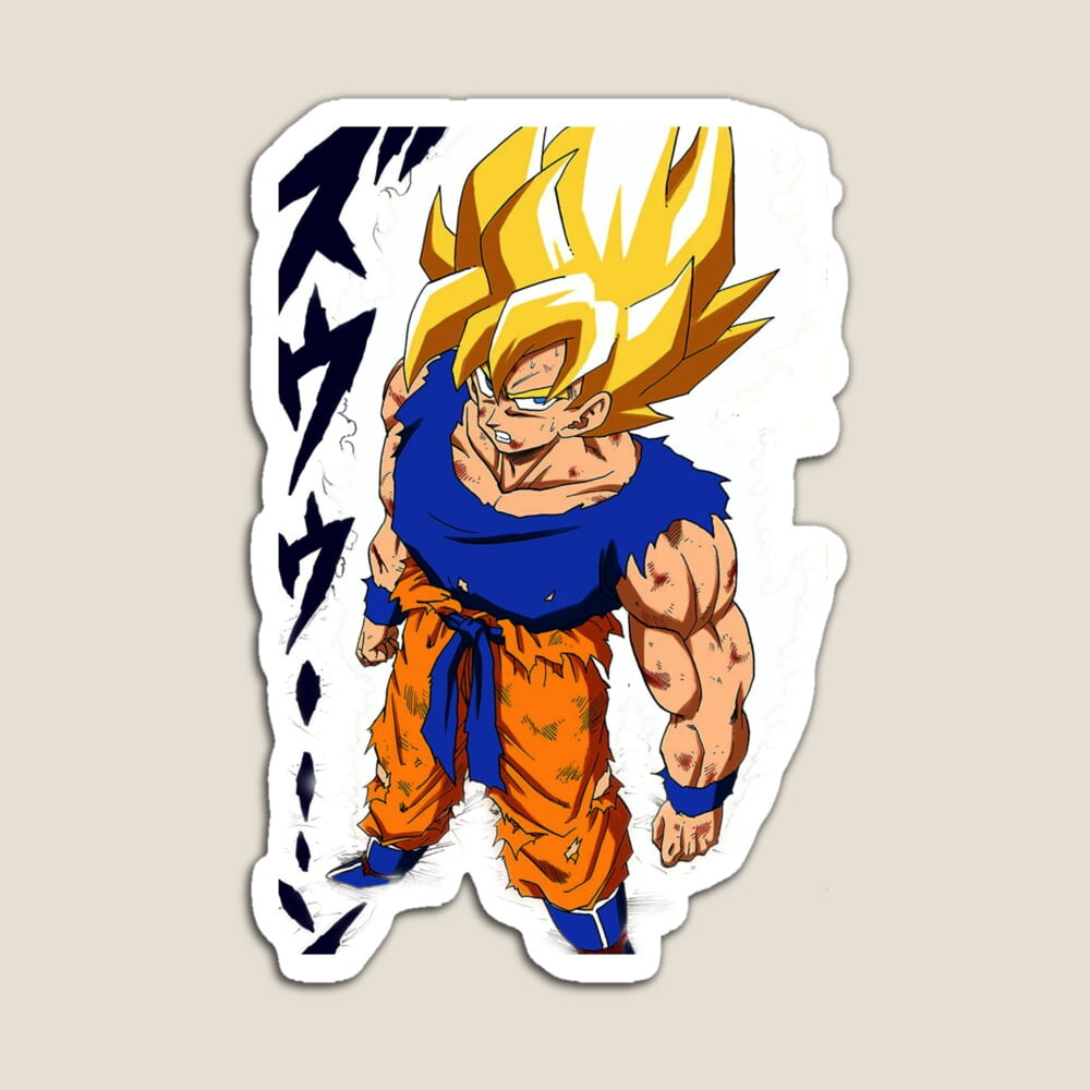 Kira Sticker With Dragon Ball Z Ss Goku (Edition) Decorative Laptop ...
