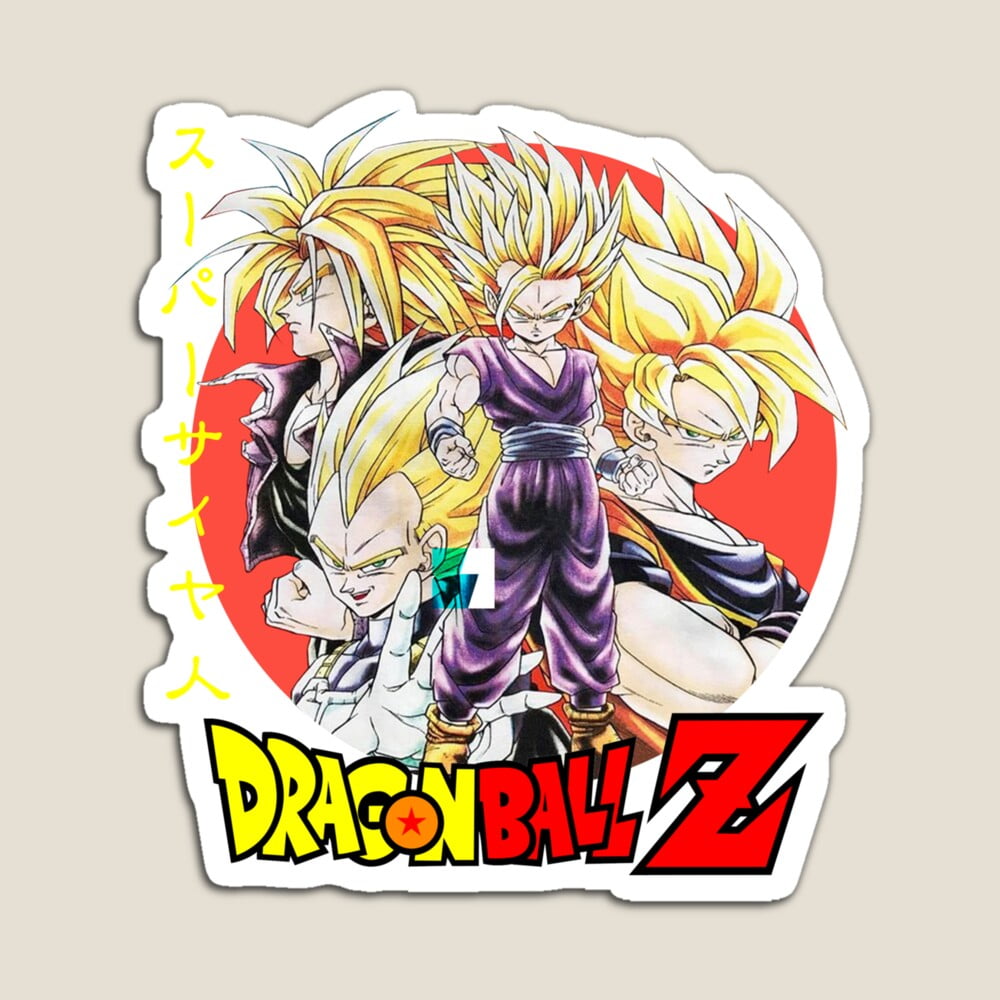 Kira Sticker With Dragon Ball Z Super Saiyan Decorative Laptop, Phone ...