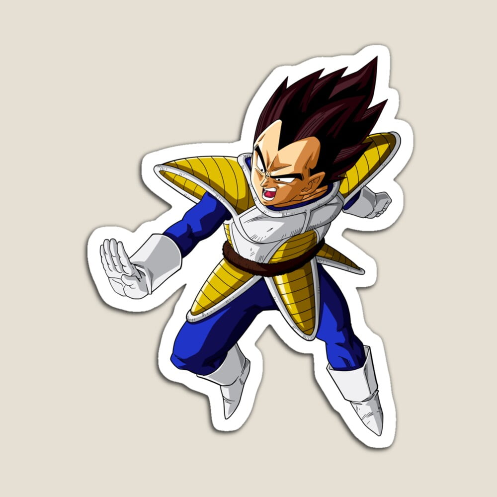 Kira Sticker With Dragon Ball Z Vegeta Decorative Laptop, Phone ...
