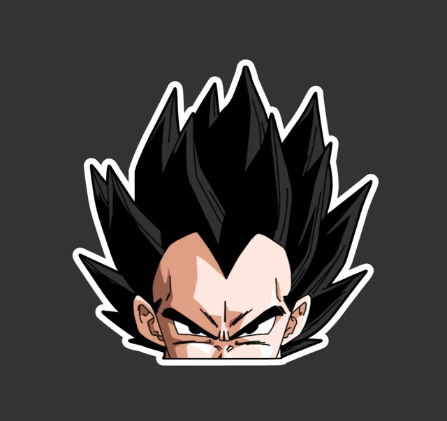 Kira Sticker With Dragon Ball Z Vegeta Decorative Laptop, Phone ...