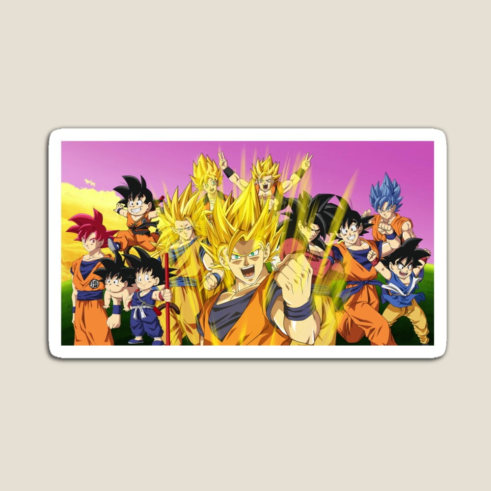 Kira Sticker With Dragon Boll Z Design For Redbubble. Decorative Laptop ...