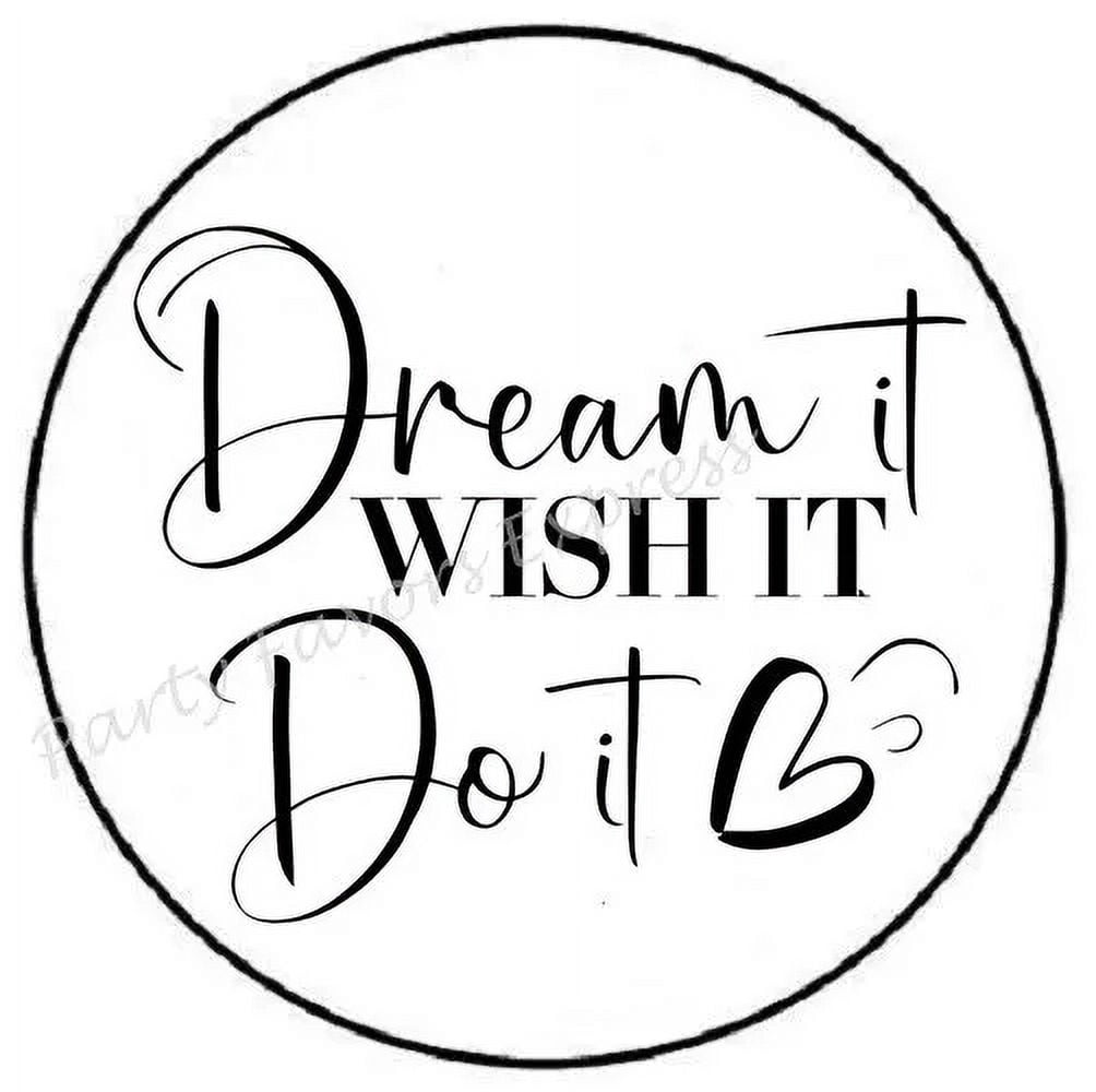 Kira Sticker With Dream It Wish It Do It Decorative Laptop, Phone ...