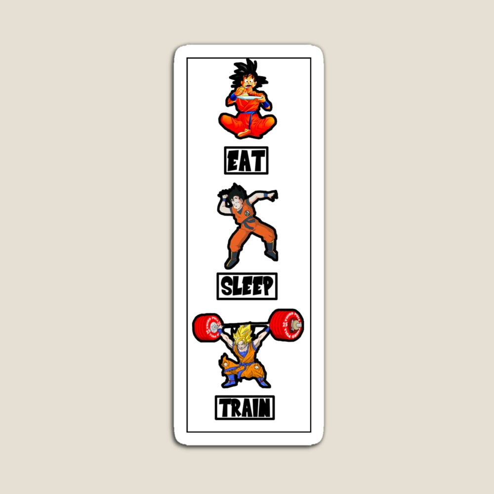 Kira Sticker With Eat Sleep Train Decorative Laptop, Phone Stickers ...
