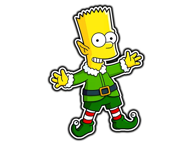 Kira Sticker With Elf Bart Decorative Laptop, Phone Stickers ...