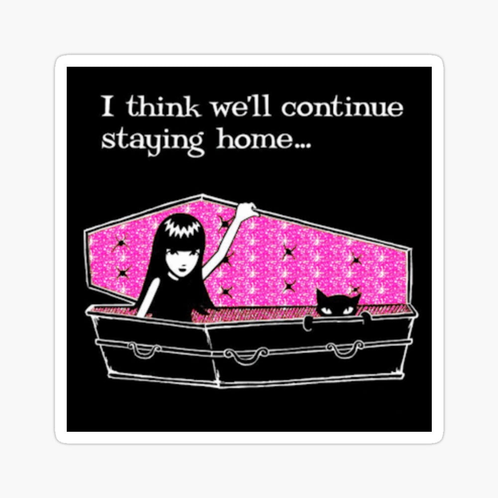 Kira Sticker With Emily The Strange Decorative Laptop, Phone Stickers ...