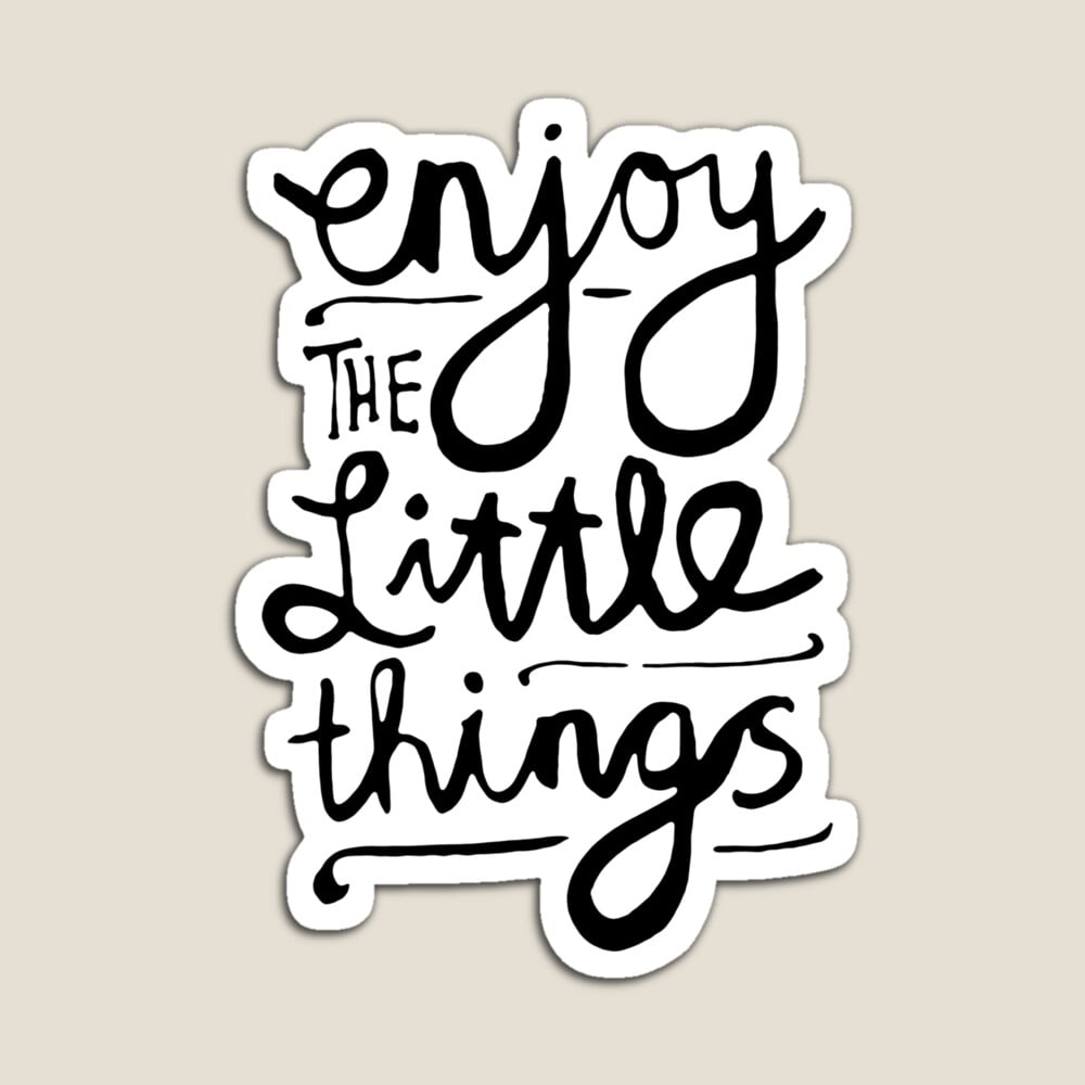 Kira Sticker With Enjoy The Little Things Sticker Decorative Laptop ...