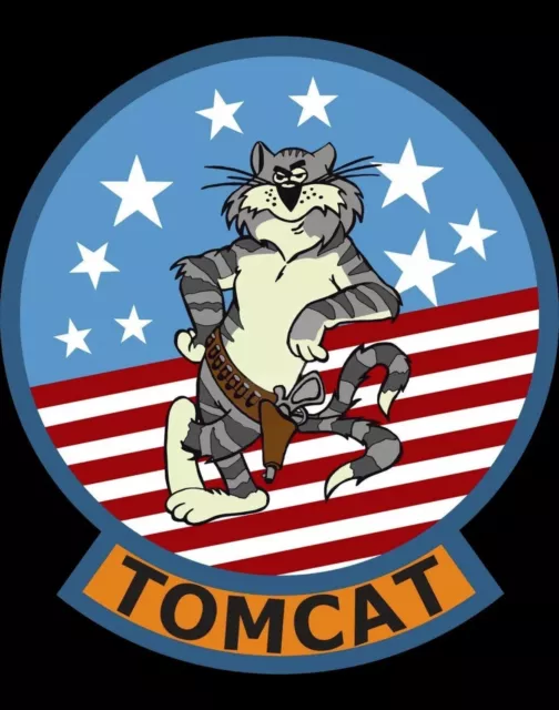 Kira Sticker With F-14 Military Fighter Jet Logo Art Decorative Laptop ...