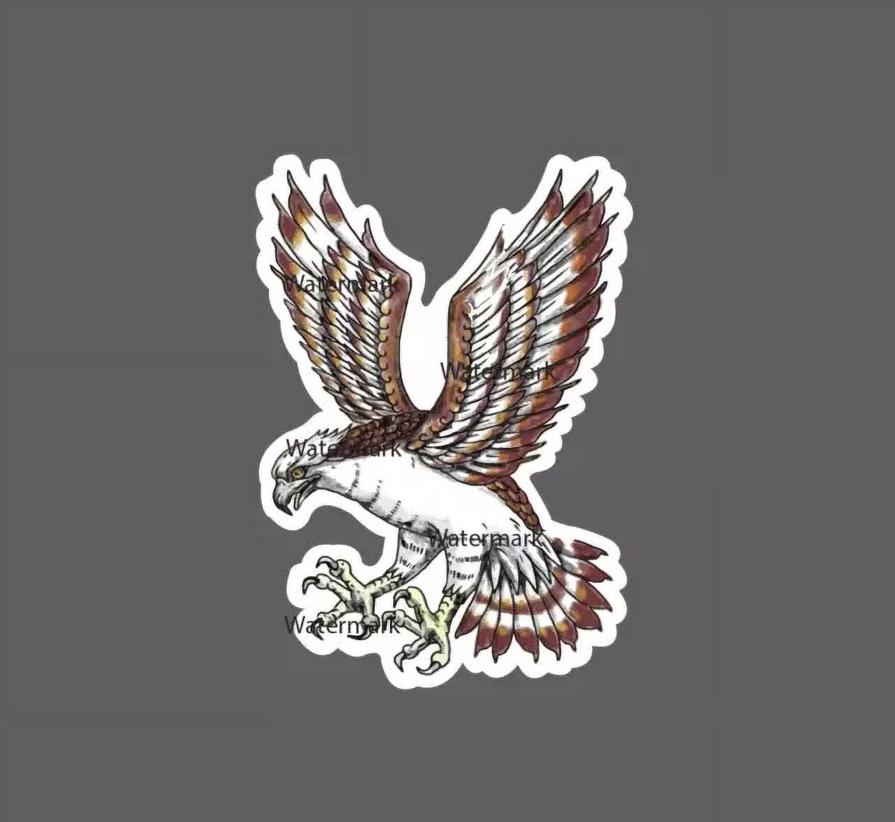 Kira Sticker With Falcon Bird Animal Decorative Laptop, Phone Stickers ...