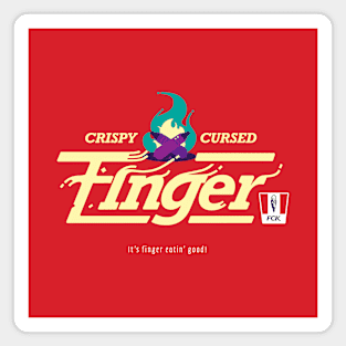 Kira Sticker With Fck Crispy Cursed Finger Decorative Laptop, Phone ...