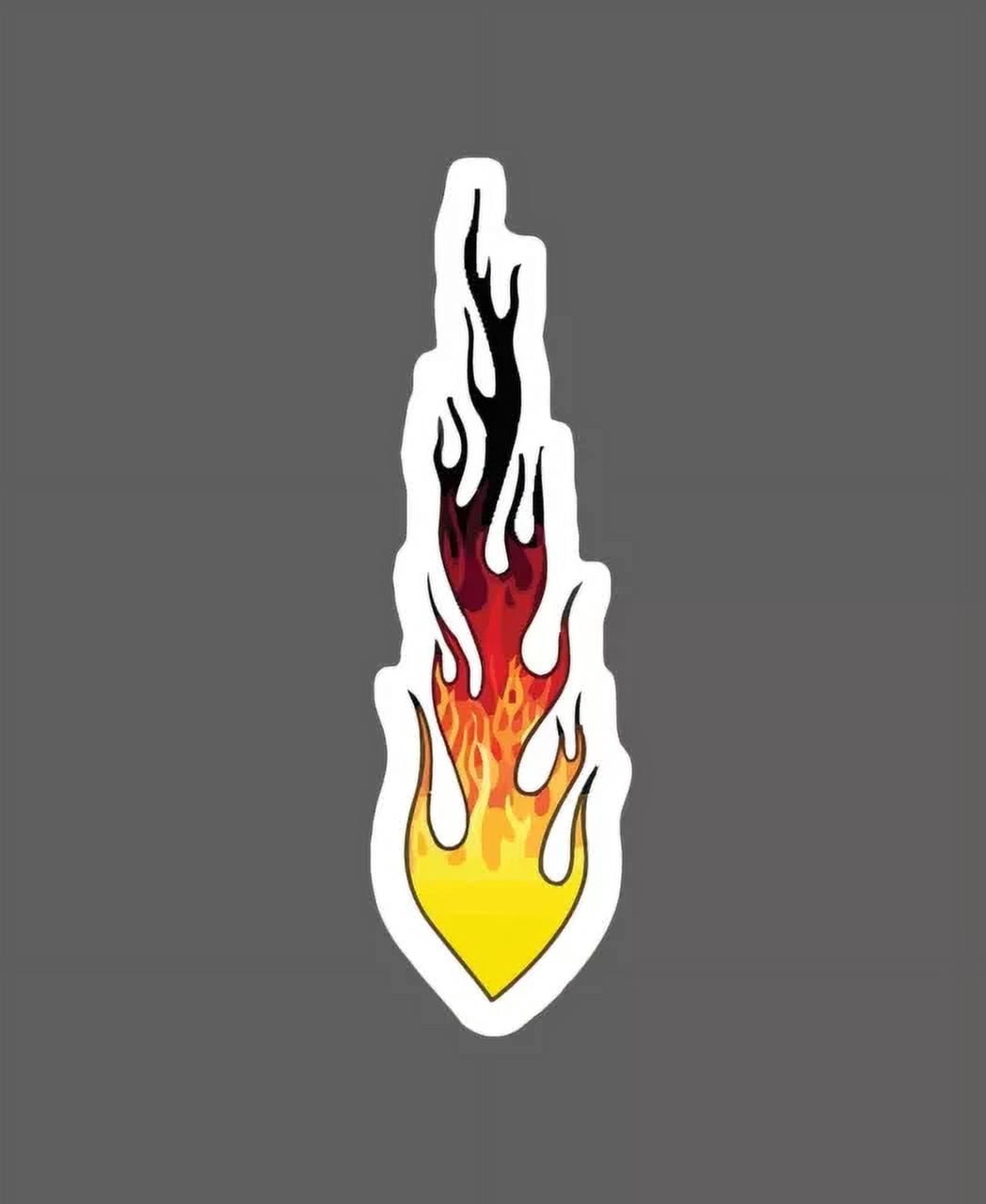 Kira Sticker With Fire Flames Hot Decorative Laptop, Phone Stickers ...