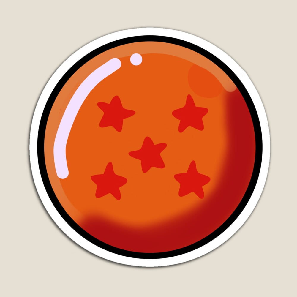 Kira Sticker With Five Star Dragonball Decorative Laptop, Phone ...