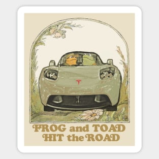 Kira Sticker With Frog And Toad Hit The Road Decorative Laptop, Phone ...