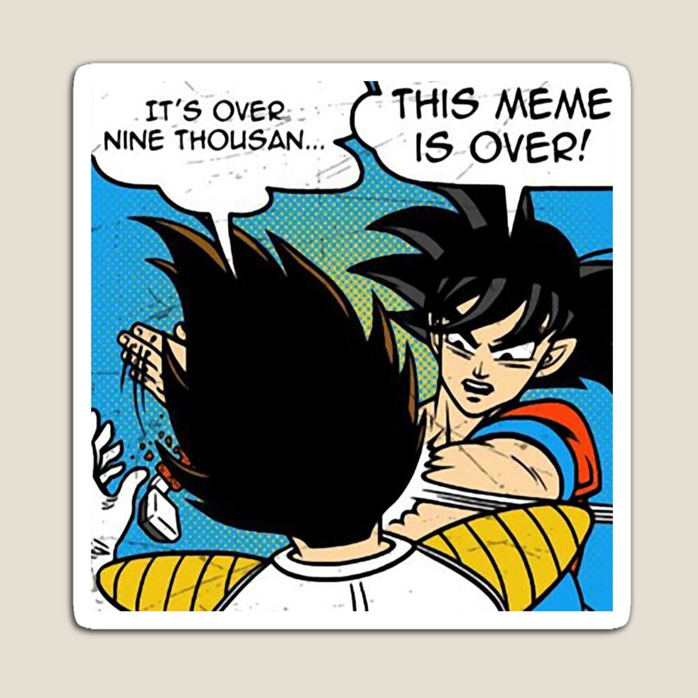 Kira Sticker With Funny Goku Slap Vegeta Meme Decorative Laptop, Phone ...