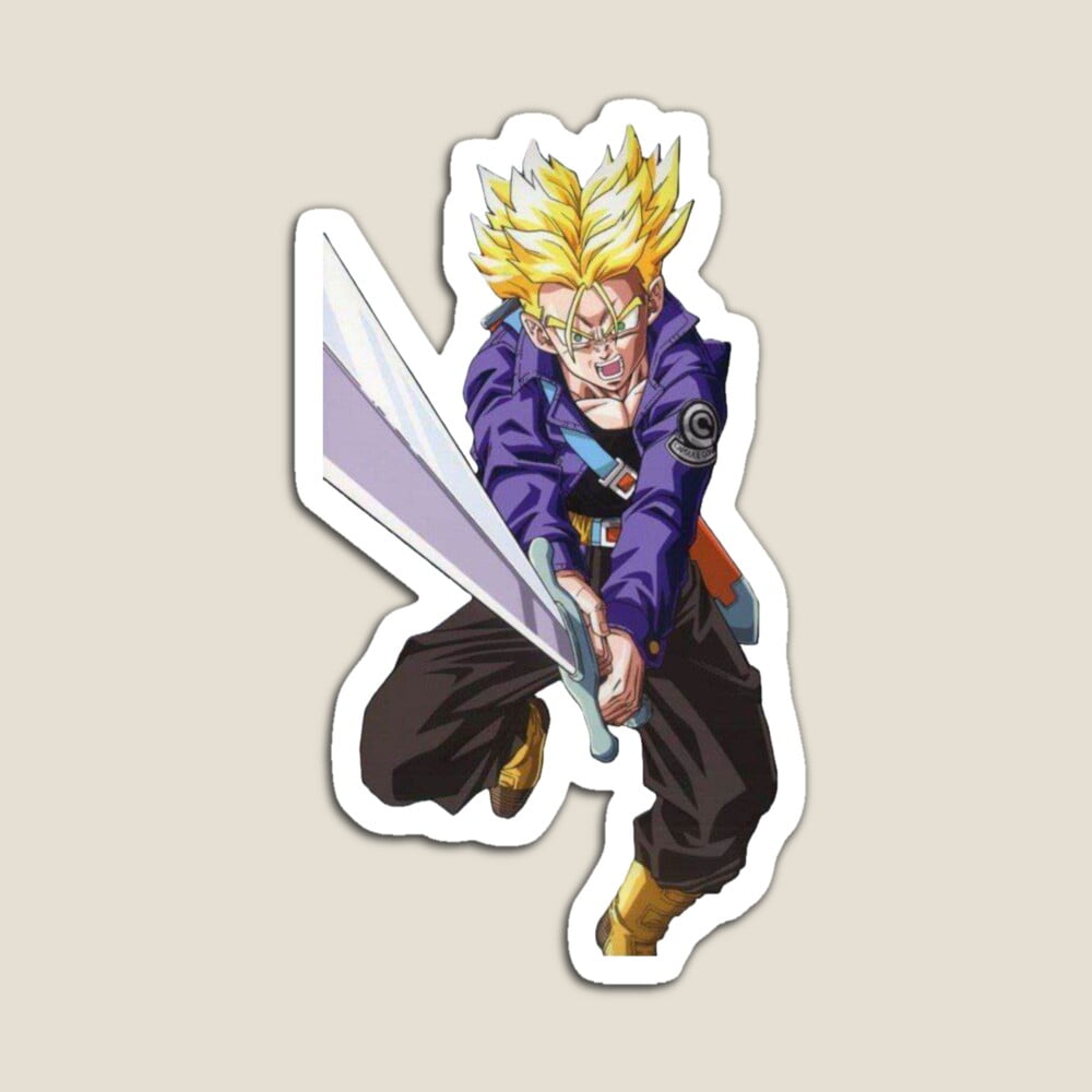 Kira Sticker With Future Trunks Ssj Decorative Laptop, Phone Stickers ...