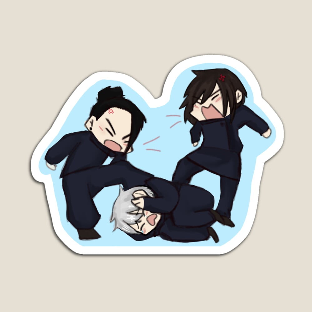 Kira Sticker With G0Jo, Geto And Shoko Decorative Laptop, Phone ...