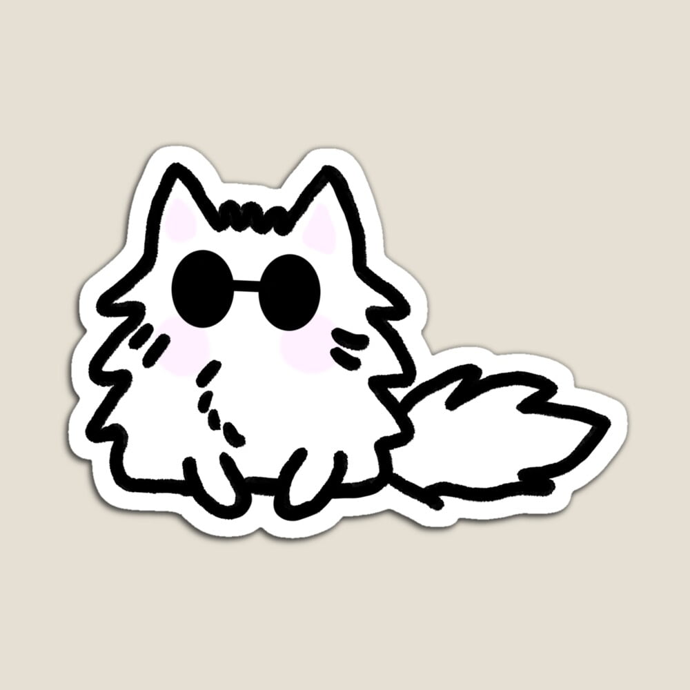 Kira Sticker With G0Jo S@Toru Cat Decorative Laptop, Phone Stickers ...
