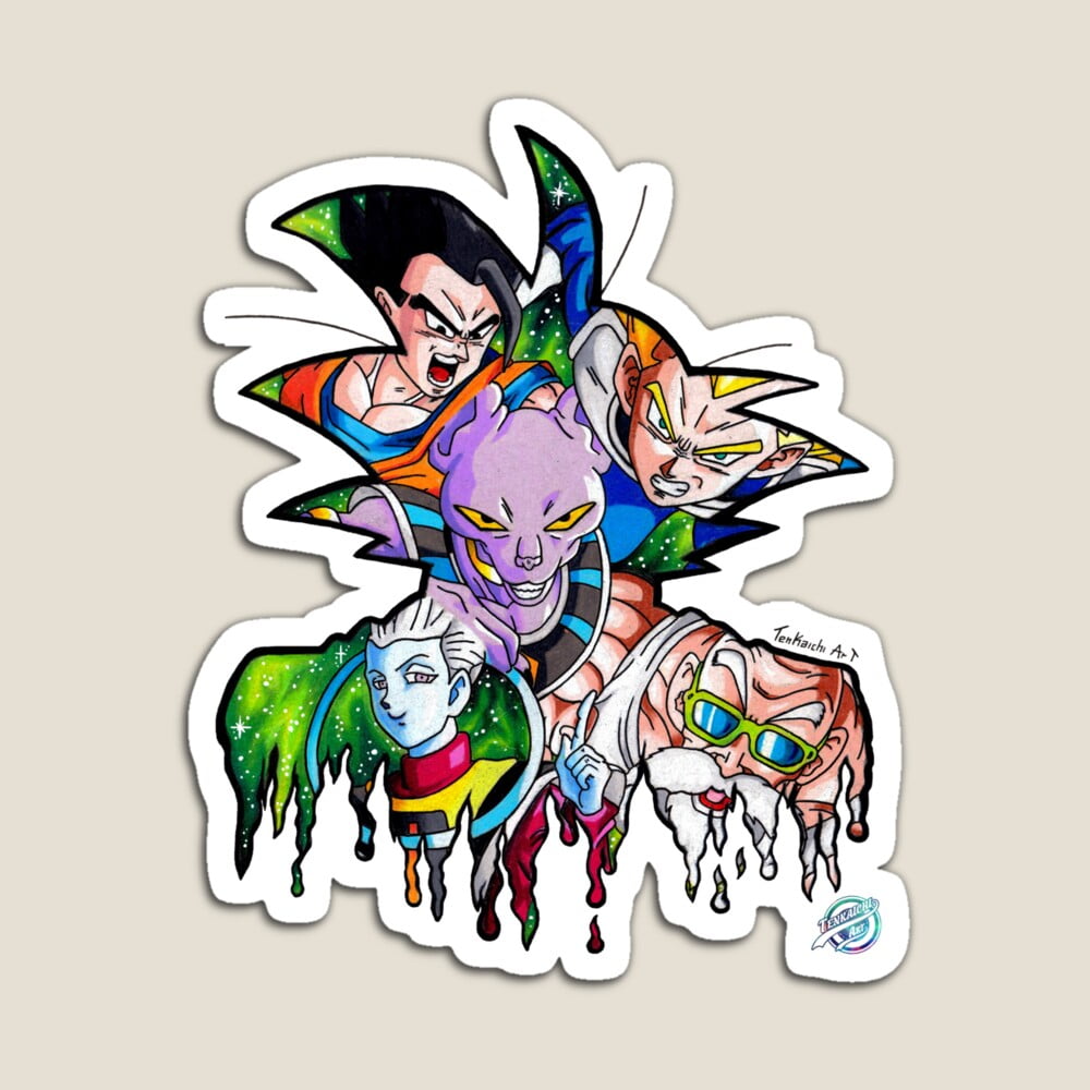 Kira Sticker With G0Ku Destiny Team 7 Decorative Laptop, Phone Stickers ...