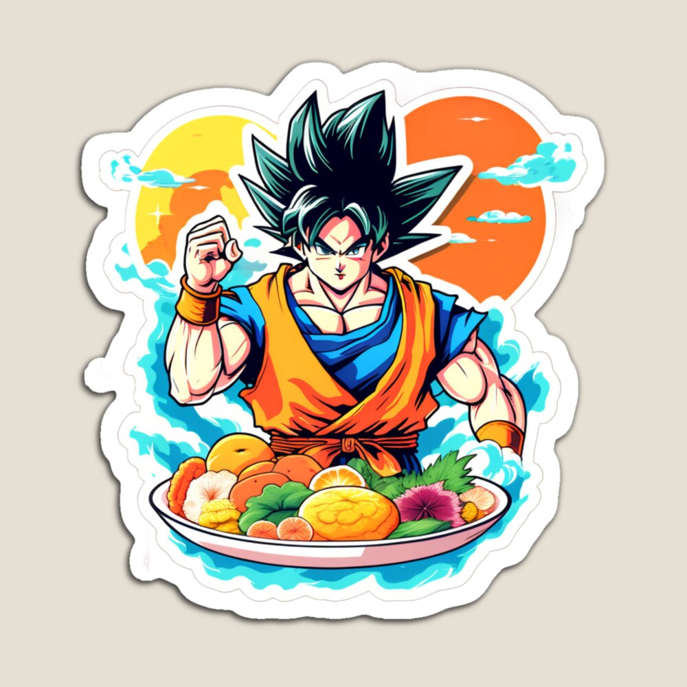 Kira Sticker With G0Ku Eating Decorative Laptop, Phone Stickers ...