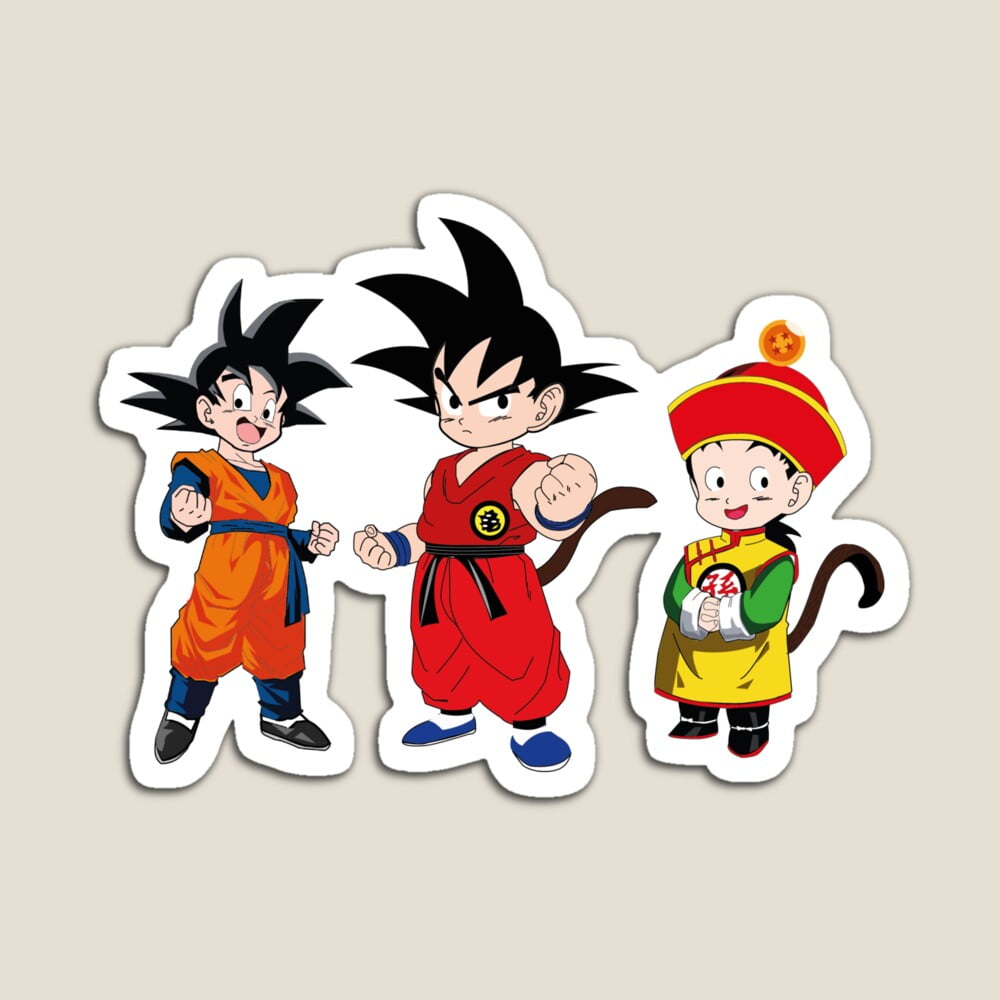 Kira Sticker With G0Ku & Goten & Gohan Decorative Laptop, Phone ...